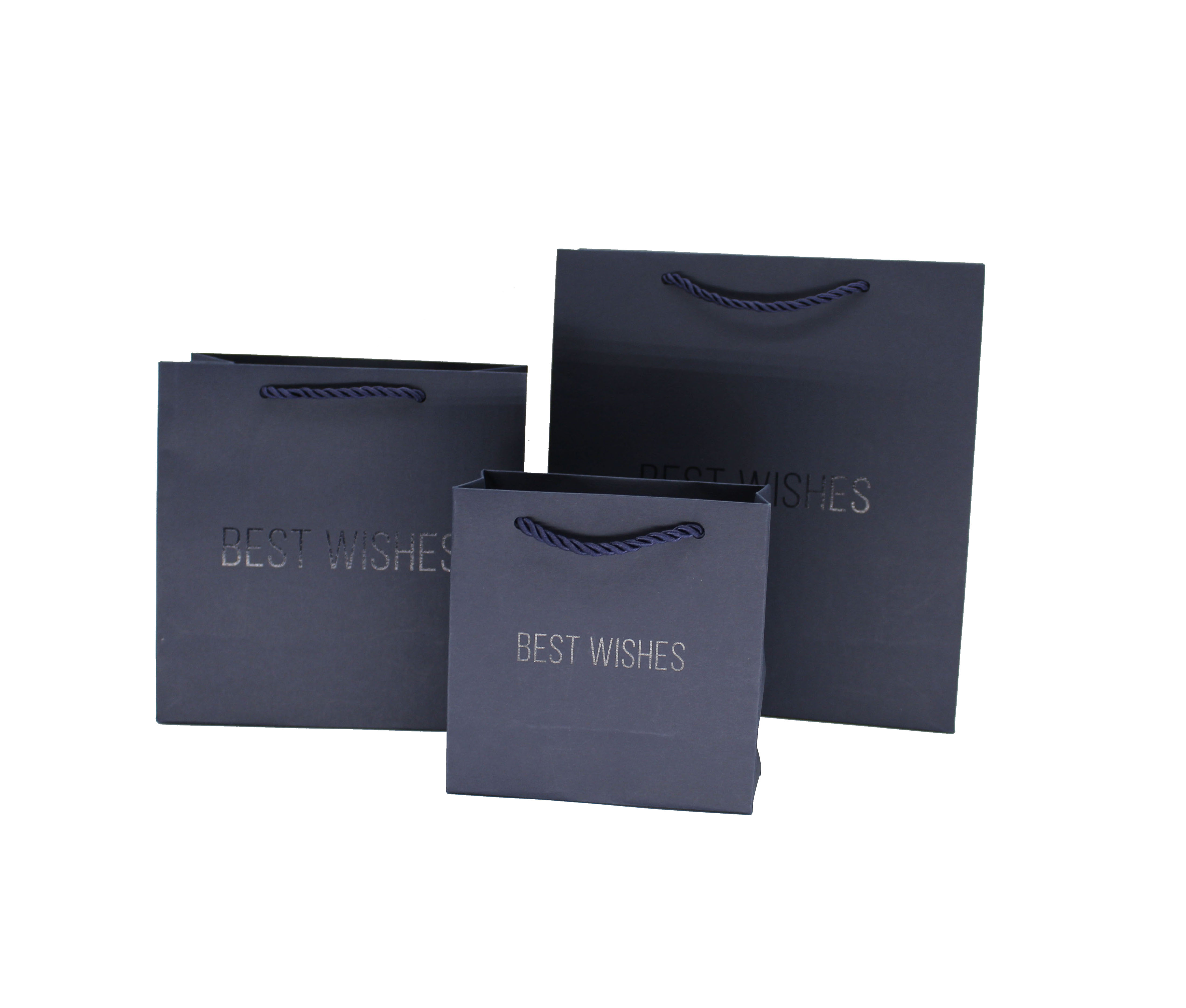 YS-MB2212 navy blue paper bag - www.zjys-packing.com